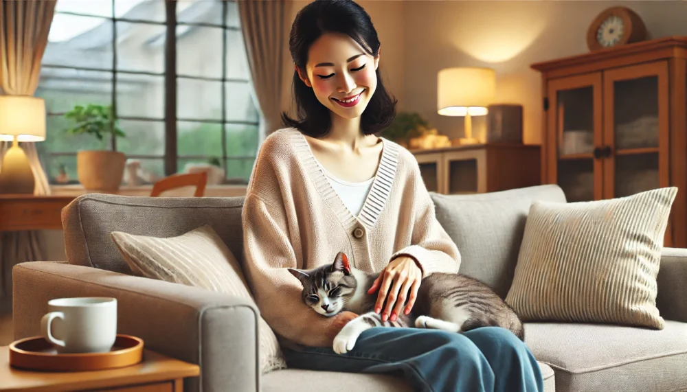 猫が急に膝に乗るようになった理由と行動の背景を徹底解説 | 猫オタクのはじめと天才猫ペティオ